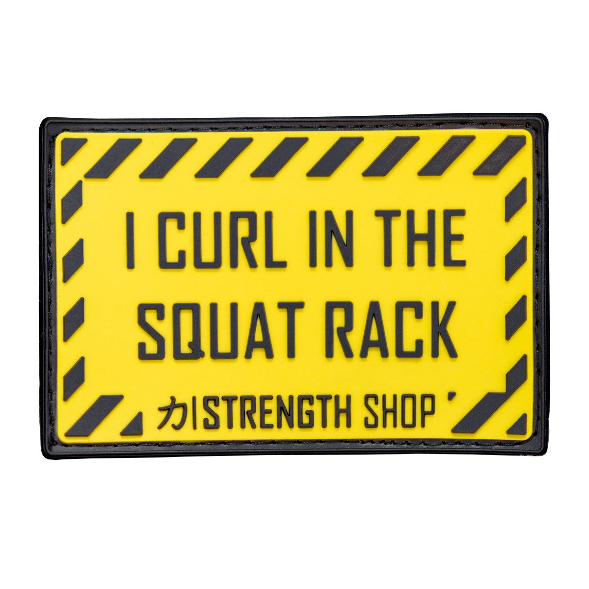 Backpack Patch - I Curl In The Squat Rack — Strength Shop