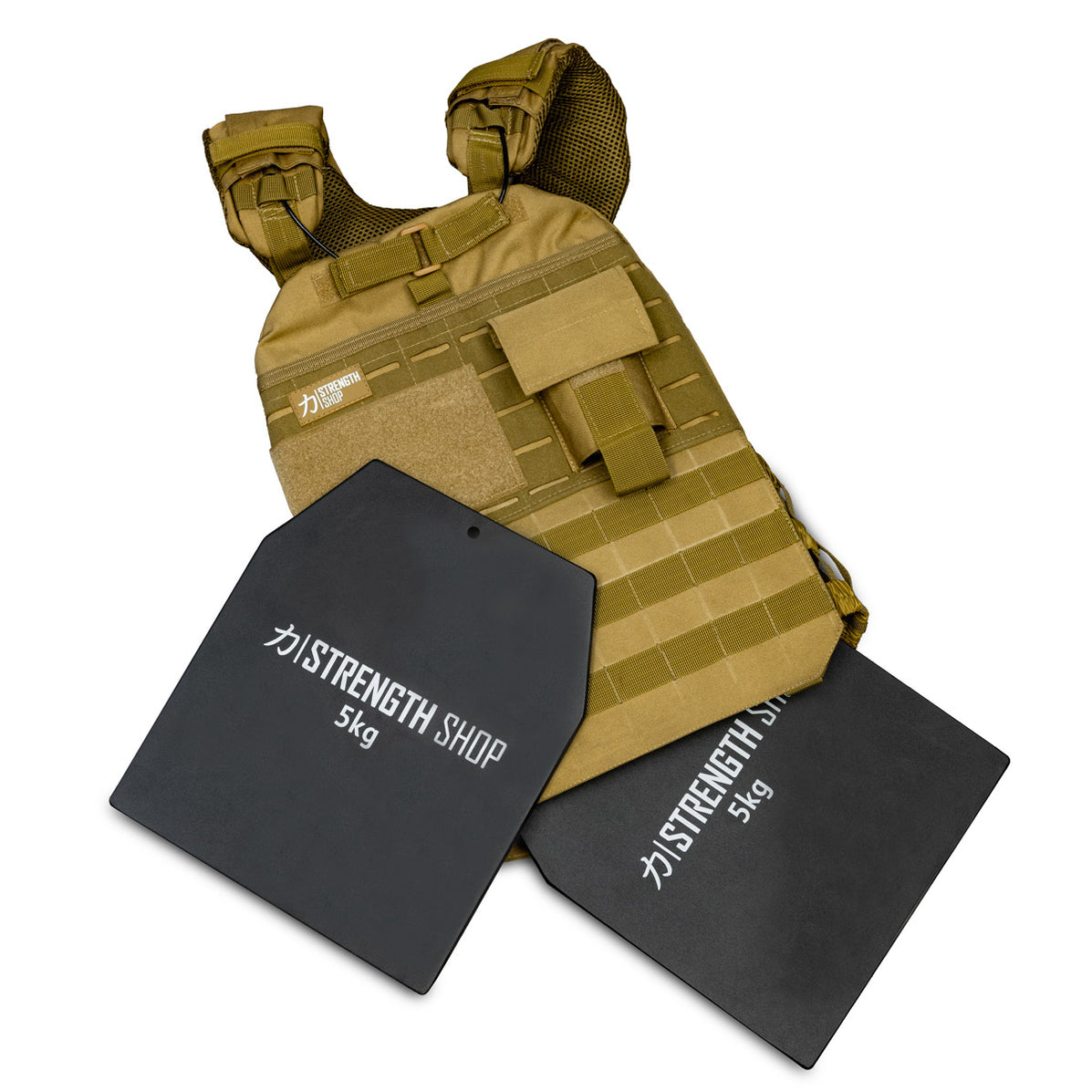 Tactical Plate Carrier Vest - 8kg, 10kg or 15kg — Strength Shop