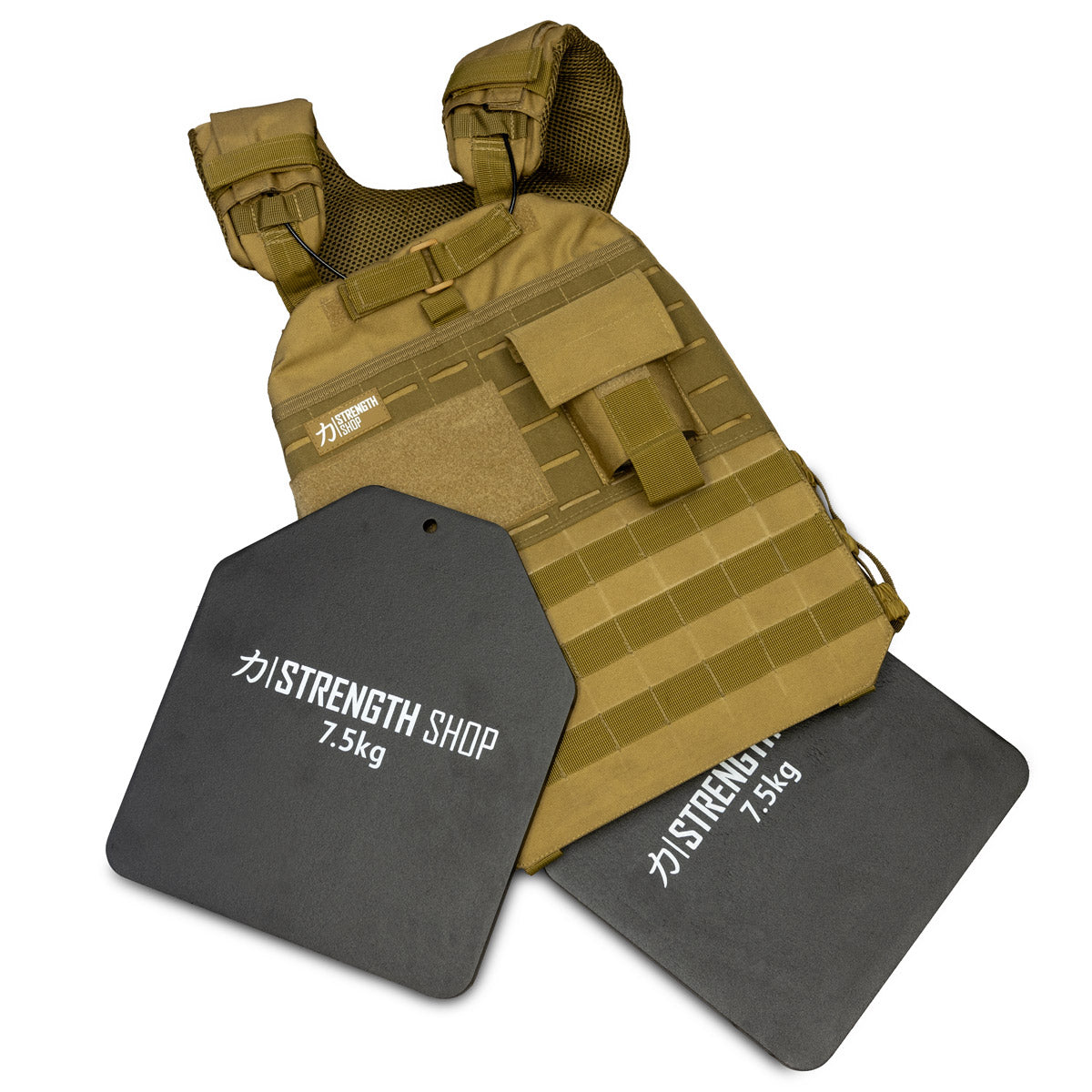 Tactical Plate Carrier Vest - 8kg, 10kg or 15kg — Strength Shop