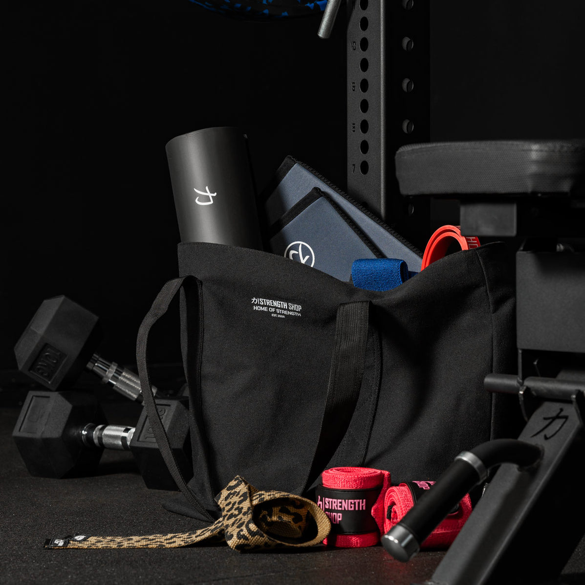 Strength Shop Tote Bag – Canvas Gym Tote