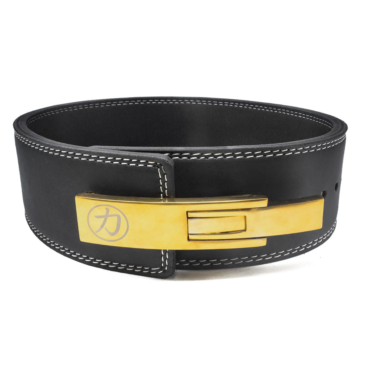 10mm Lever Belt - Embossed Logo Black - IPF Approved — Strength Shop