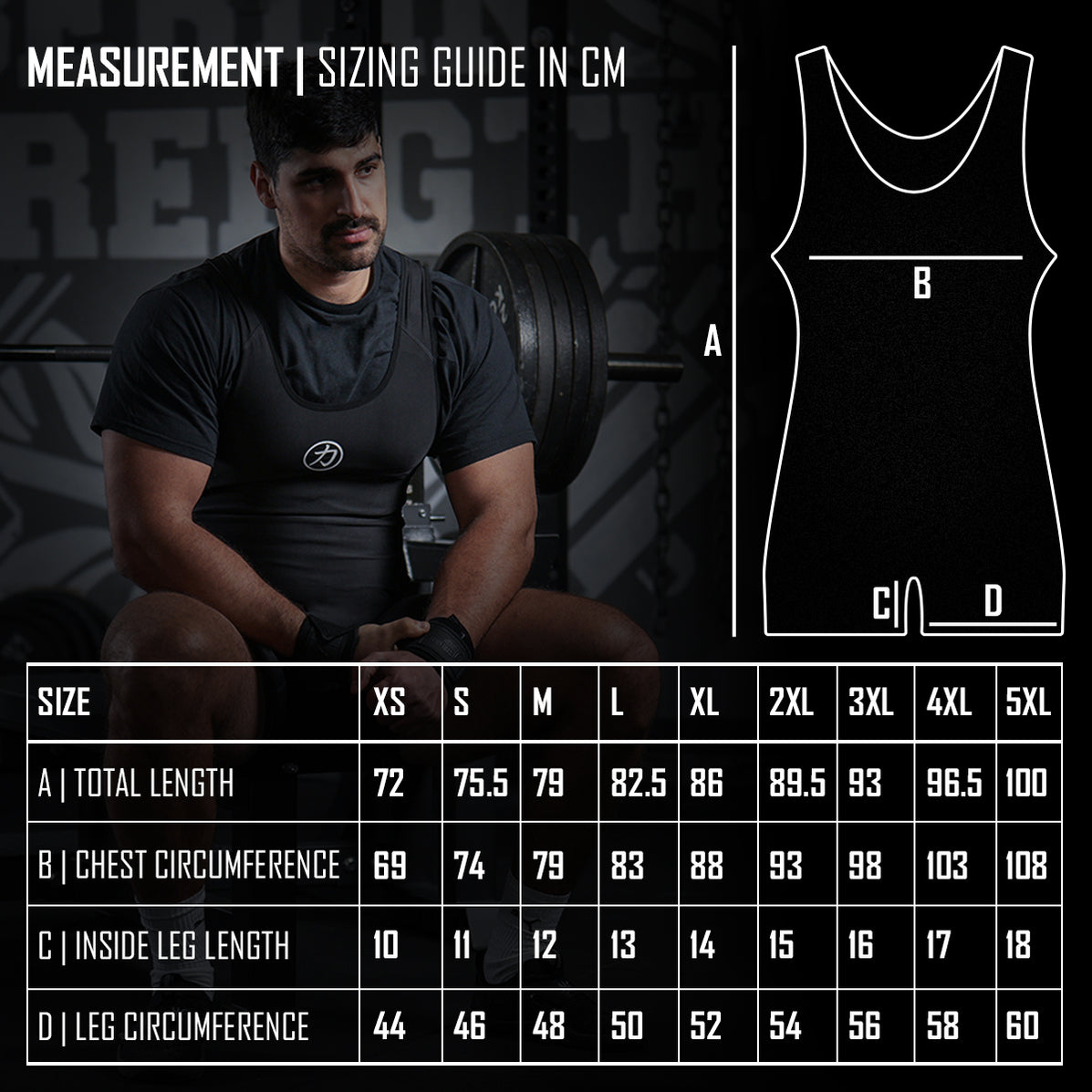 Black Singlet, Unisex - IPF Approved — Strength Shop
