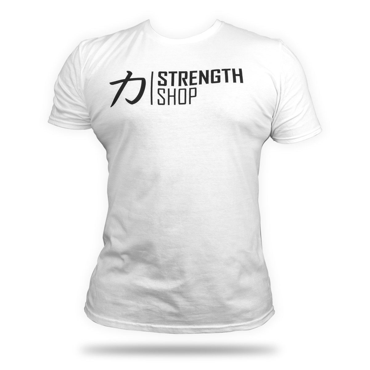 Strength Wear Logo T-Shirt V2 - White — Strength Shop